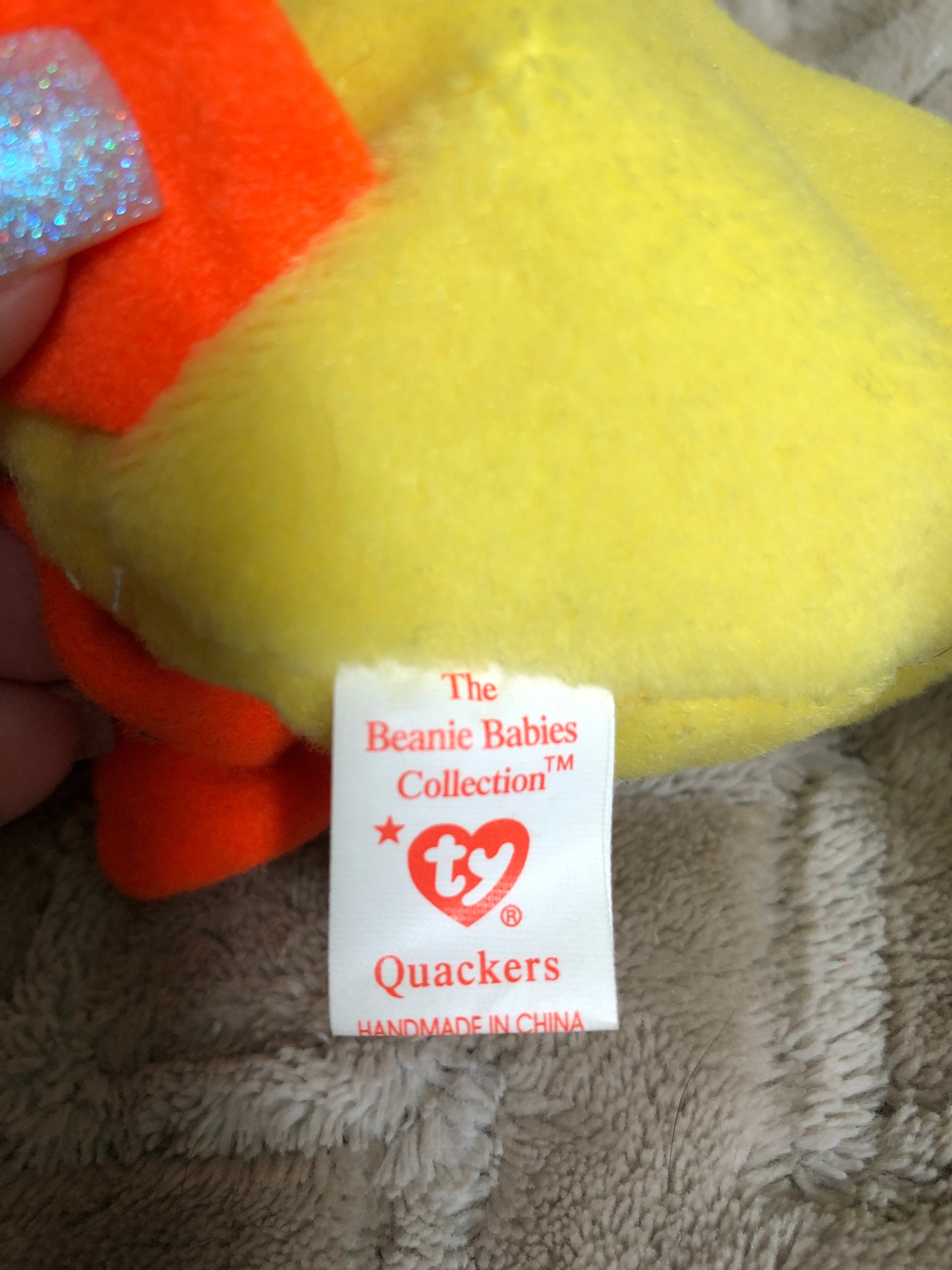 Rare 1993 Ty Beanie Baby Quackers - Etsy