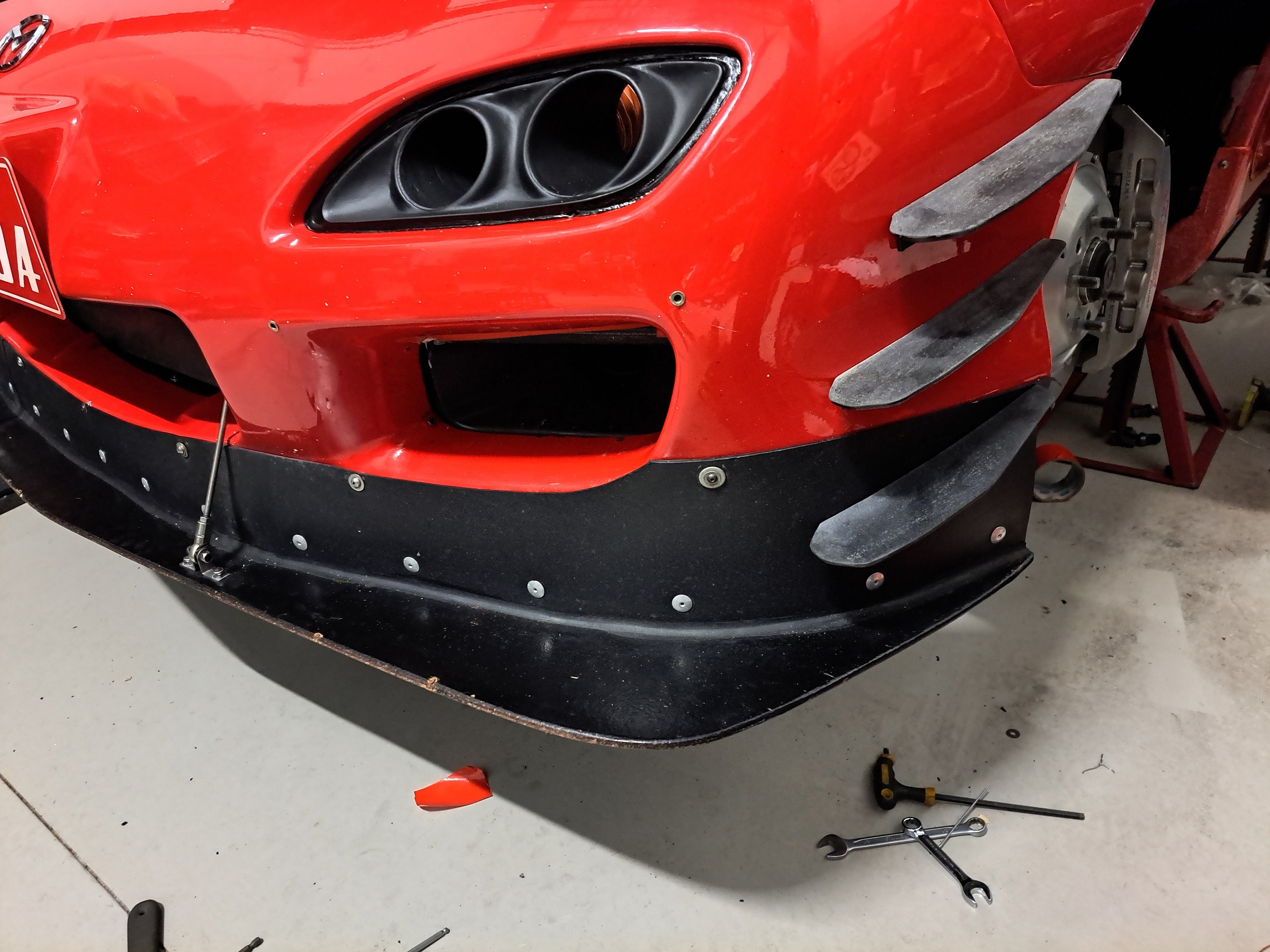 3D Printed Mazda RX-7 Combo Light Ducts - Etsy