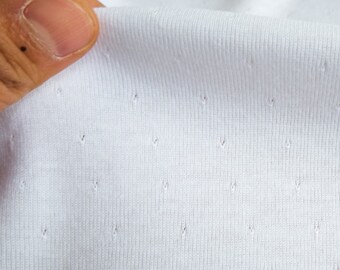 Pointelle Fabric | Etsy