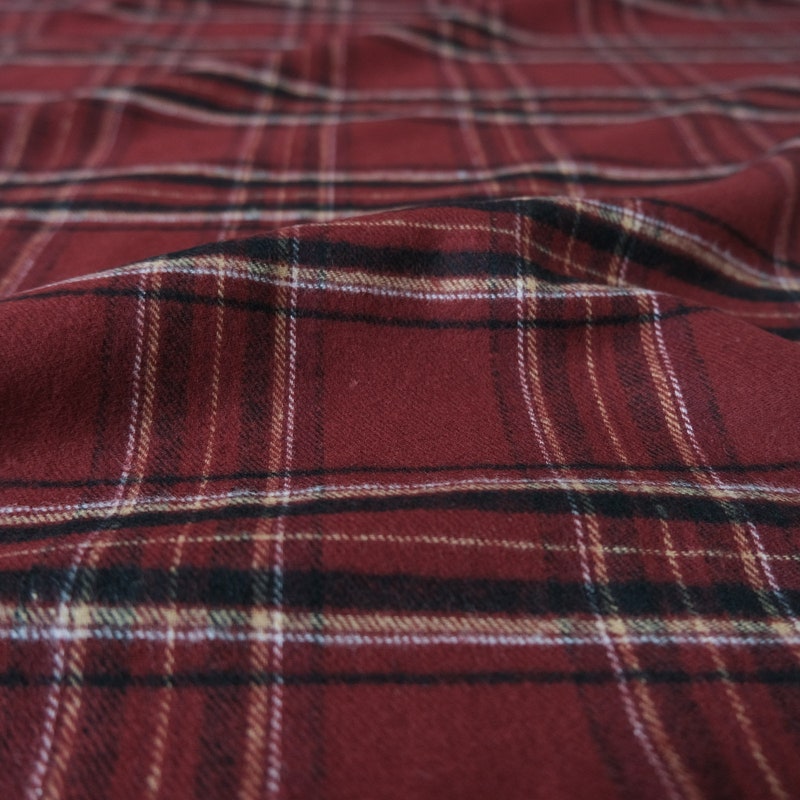 Maroon Plaid - Etsy