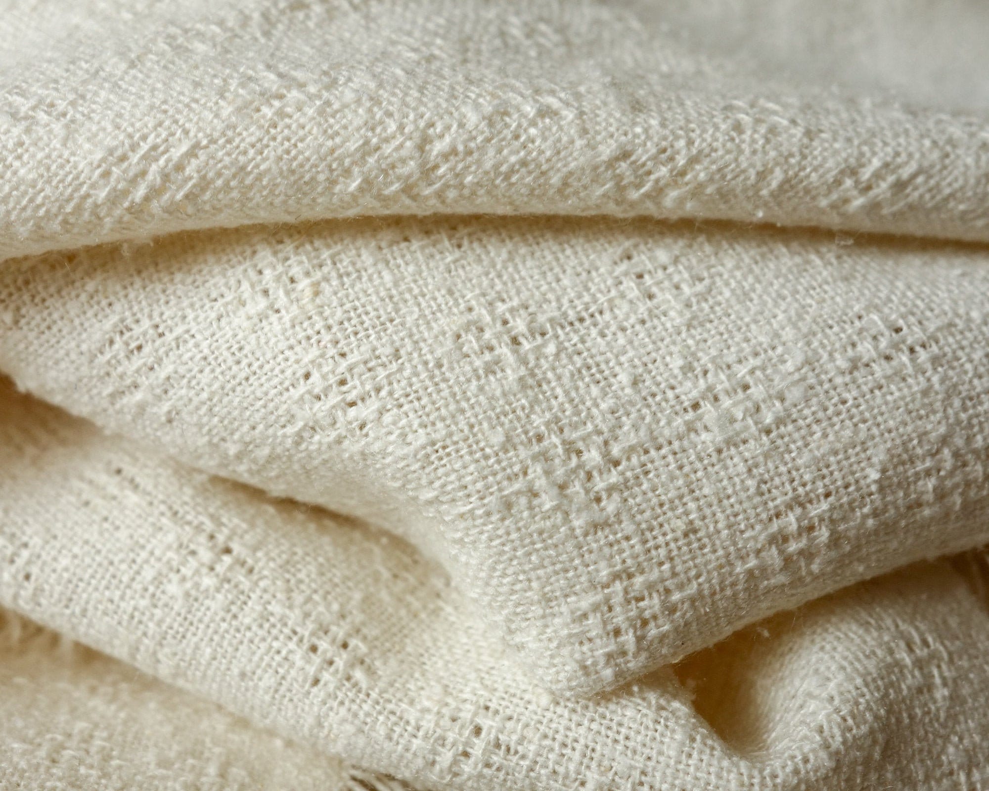 Undyed Diamond Dobby - Raw Silk Noil- Natural Silk Color - Silk Noil ...