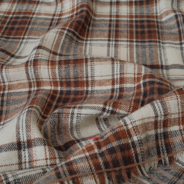 Plaid Flannel Fabric - Etsy