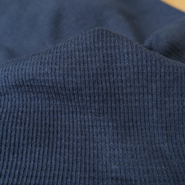 Blue Sweater Knit Fabric - Etsy