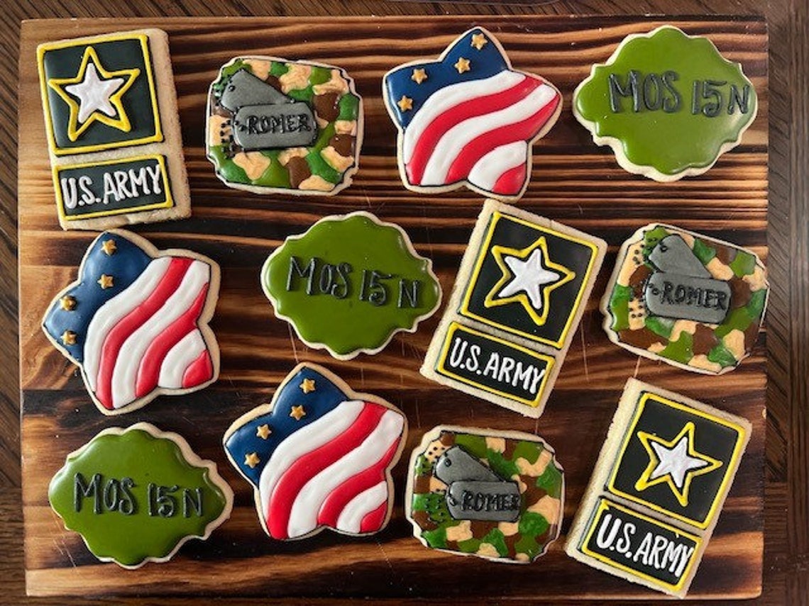 Army Cookies - Etsy