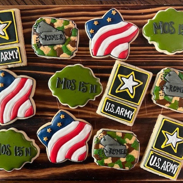 Army Cookies - Etsy