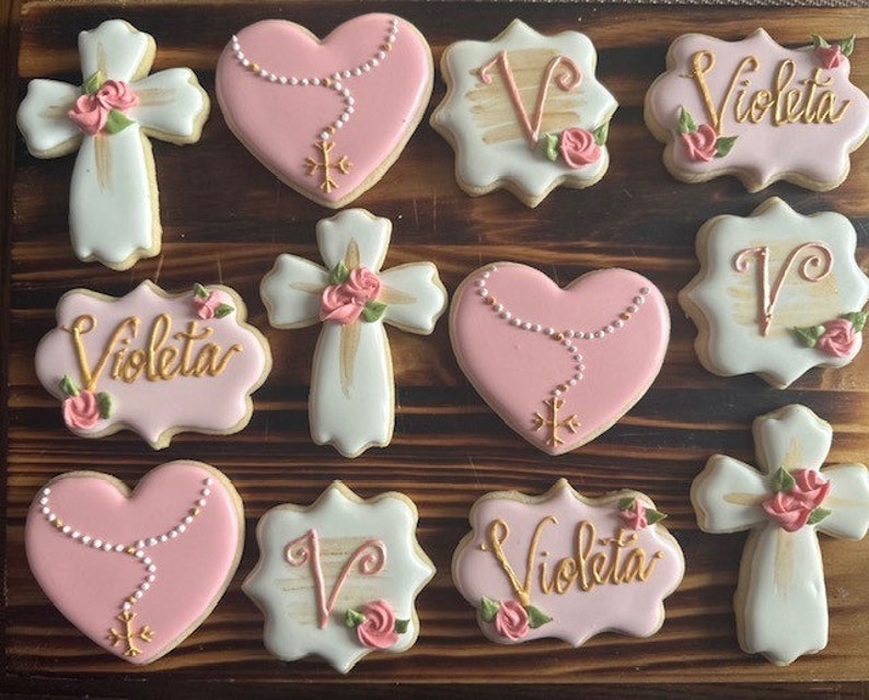 First Communion Cookies - Etsy