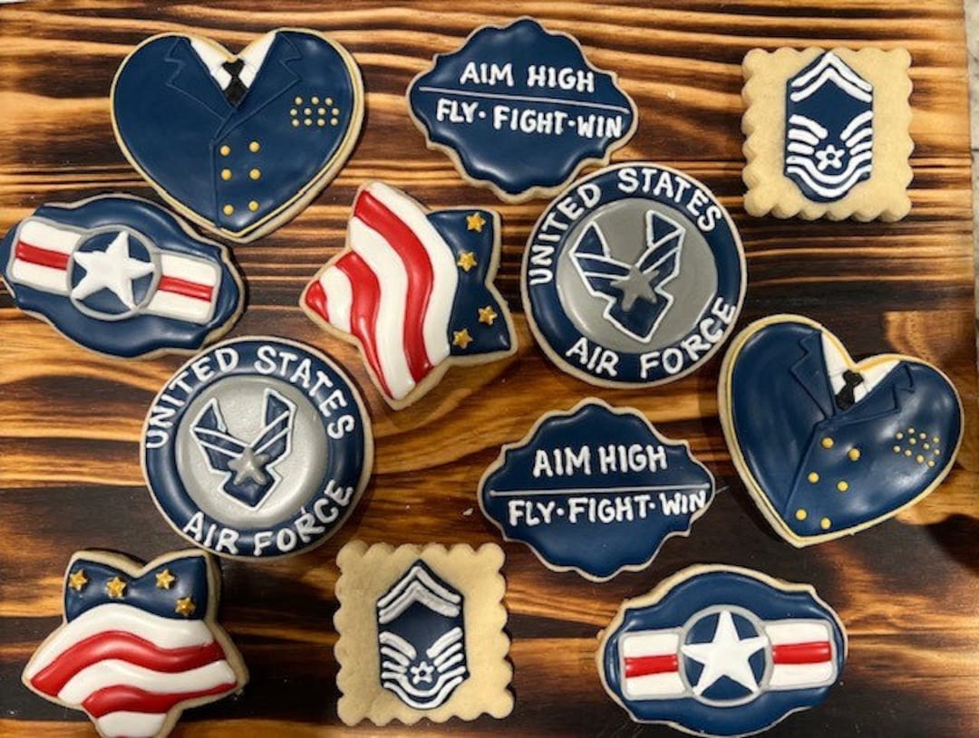 Air Force Cookies - Etsy