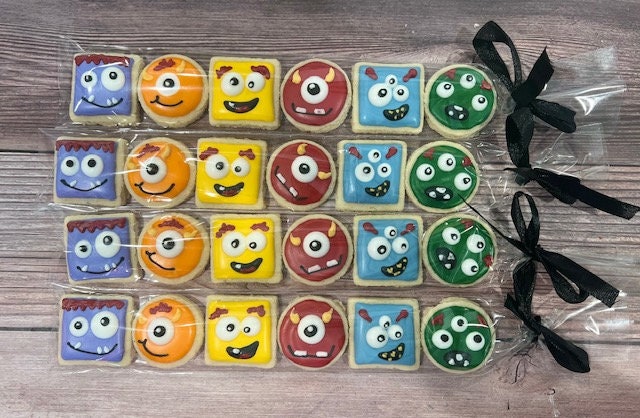 Mini Monster Cookies - Etsy