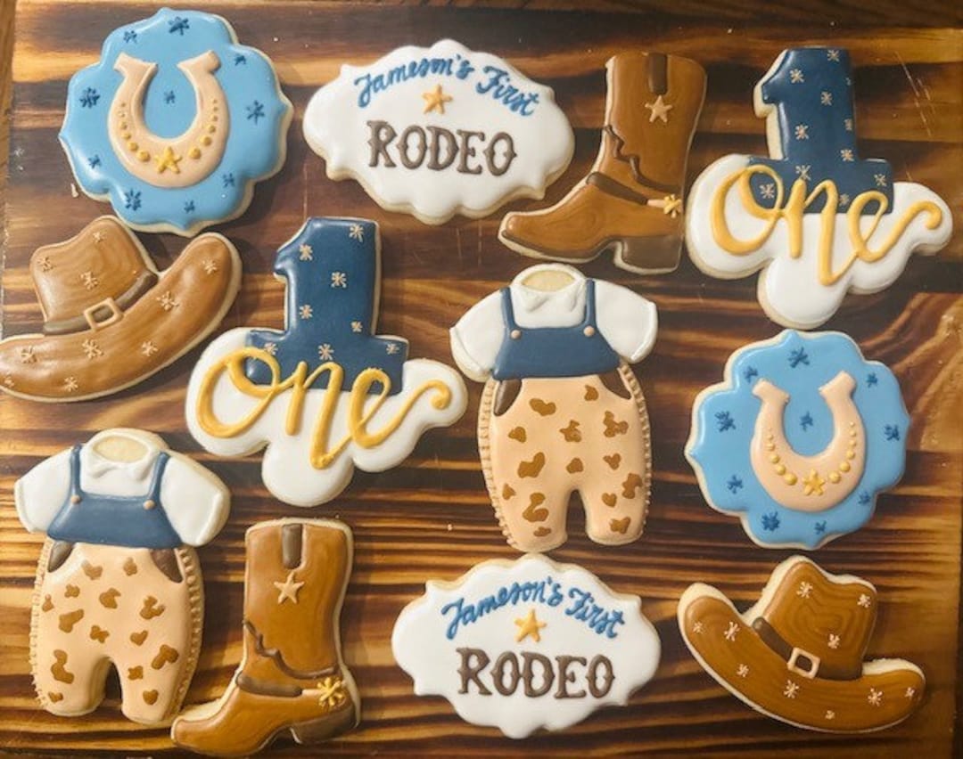 First Rodeo Birthday Cookies #2 - Etsy