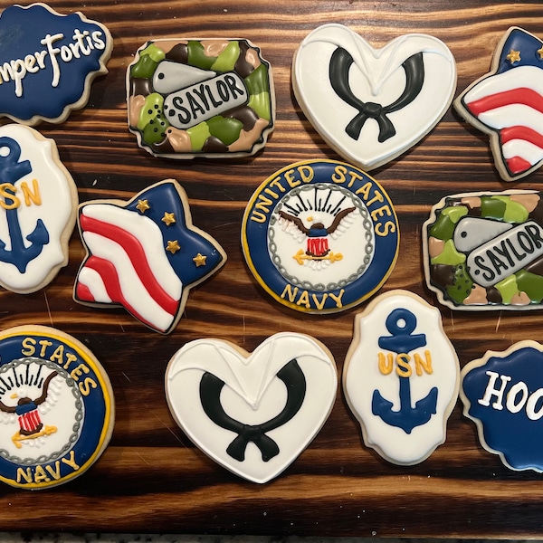 Marine Cookies - Etsy