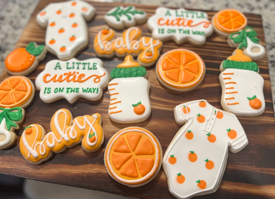 Cutie Baby Shower Cookies - Etsy