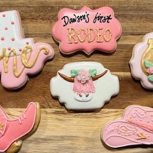 First Rodeo Birthday Cookies - Etsy