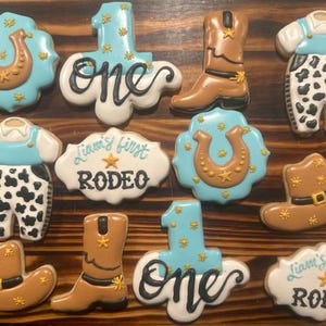 First Rodeo Birthday Cookies #2 - Etsy