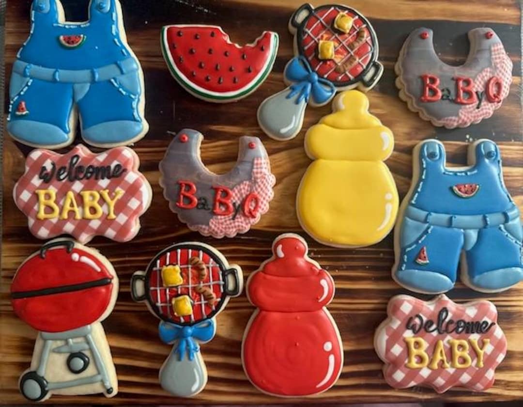 Baby Q Cookies - Etsy
