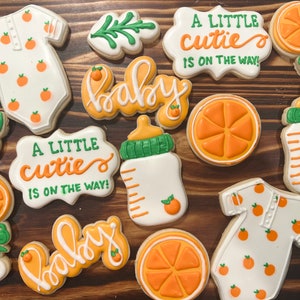 Cutie Baby Shower Cookies - Etsy