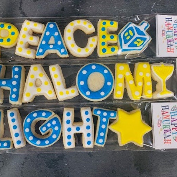 Hanukkah Cookie - Etsy