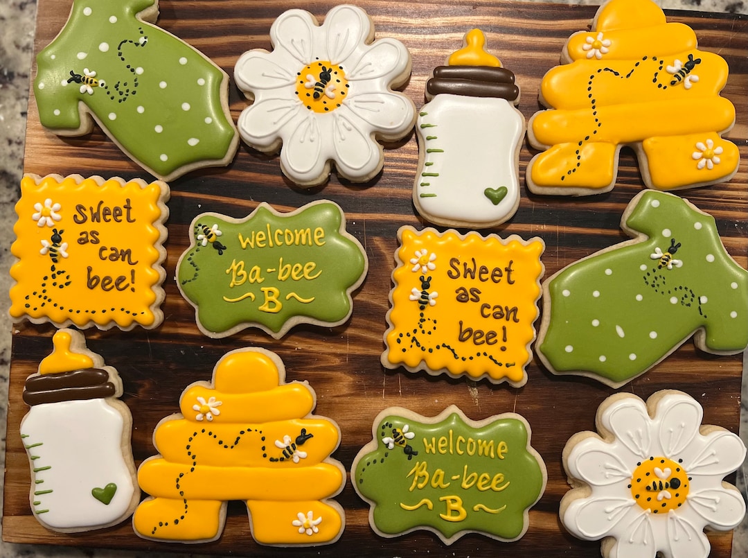Ba Bee Shower Cookies - Etsy