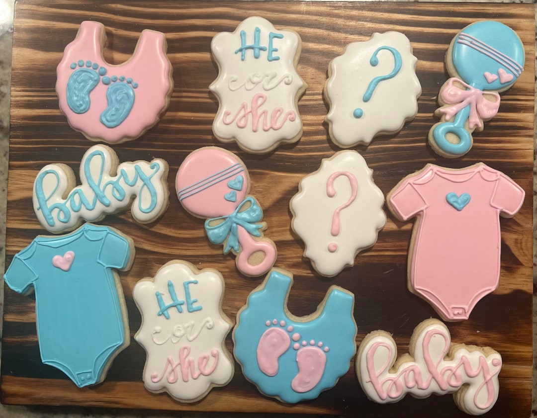 Gender Reveal Cookies - Etsy