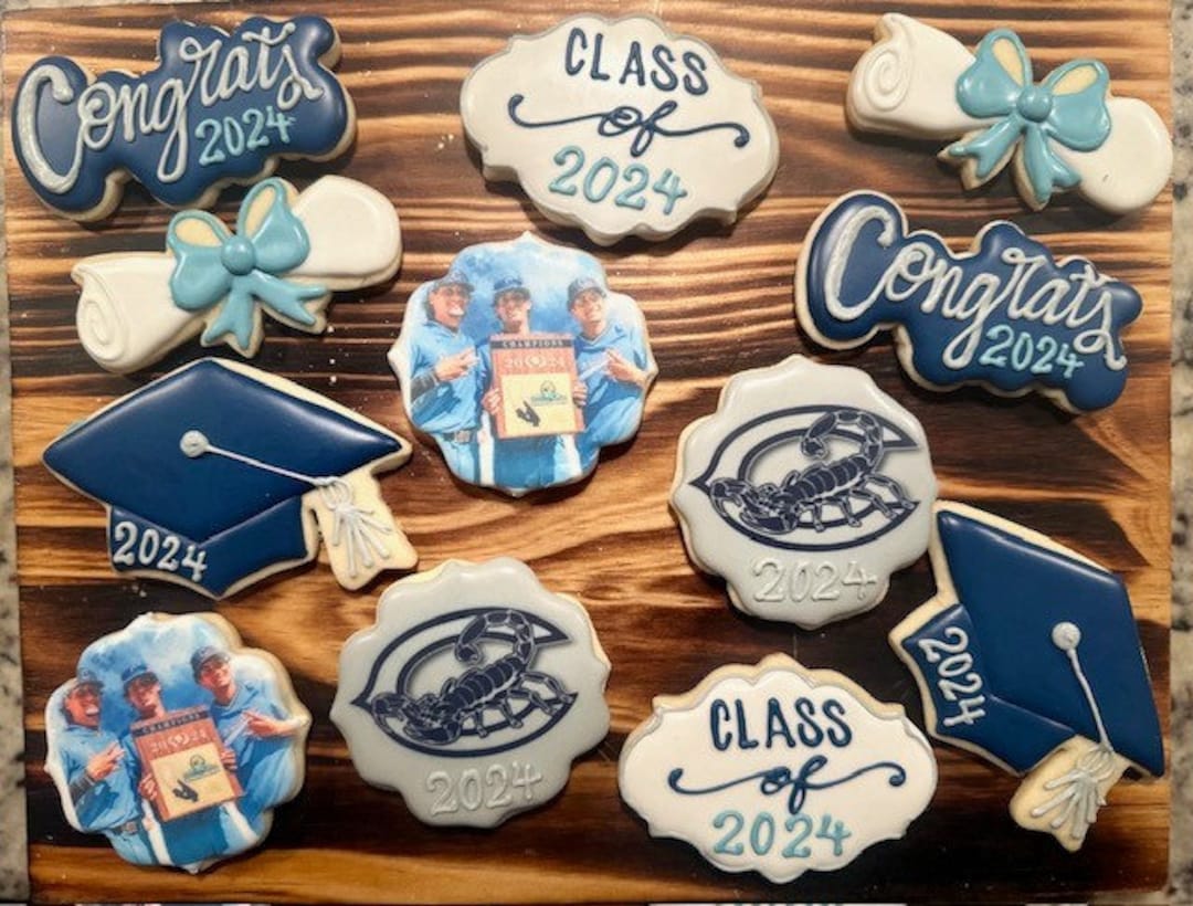Graduation Cookies With Image - Etsy
