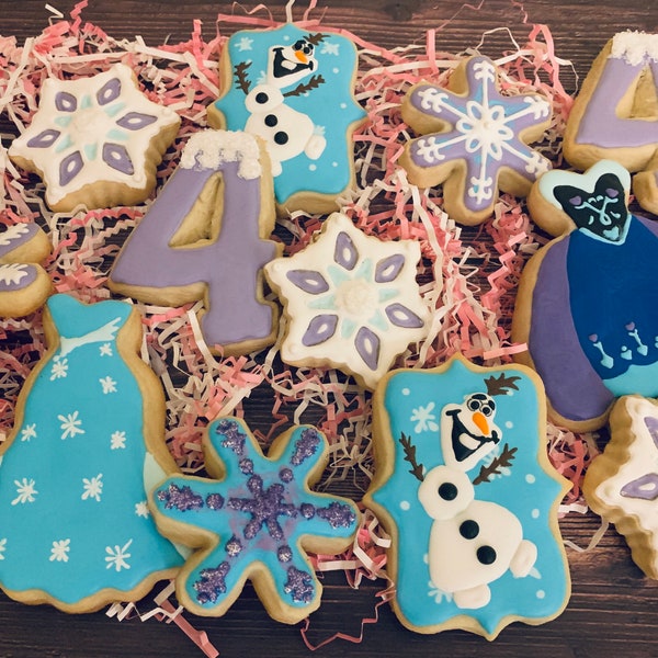 Frozen Cookies - Etsy