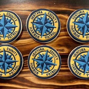 Back the Blue Cookies #2 - Etsy