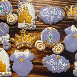 Princess Baby Shower Cookies - Etsy