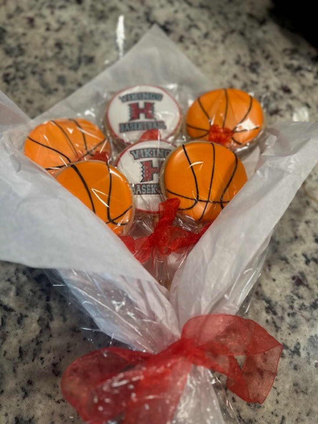 Basketball Cookie Bouquet - Etsy