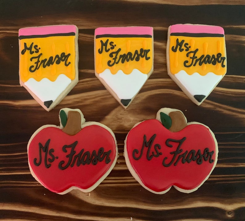 Teacher Appreciation Cookies - Etsy