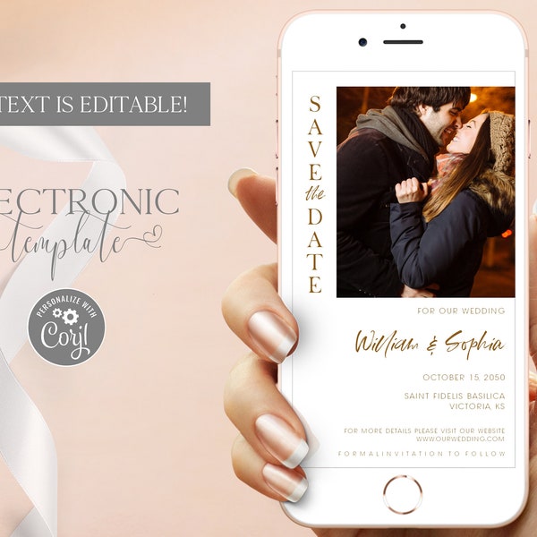 Simple Save the Date - Etsy