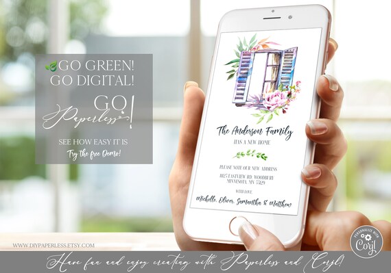 Invitations & Announcements Paper & Party Supplies New Address ...