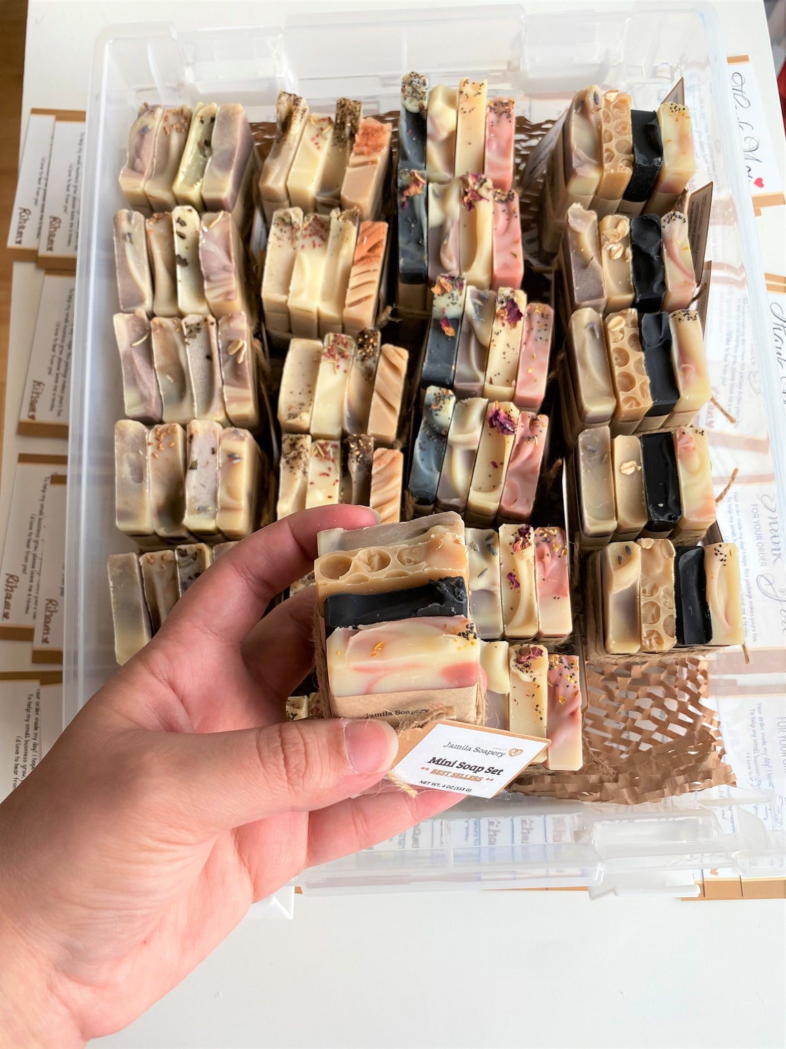 Mini Soap Set 4 Soap Bar Samples All Natural Handmade Soap - Etsy