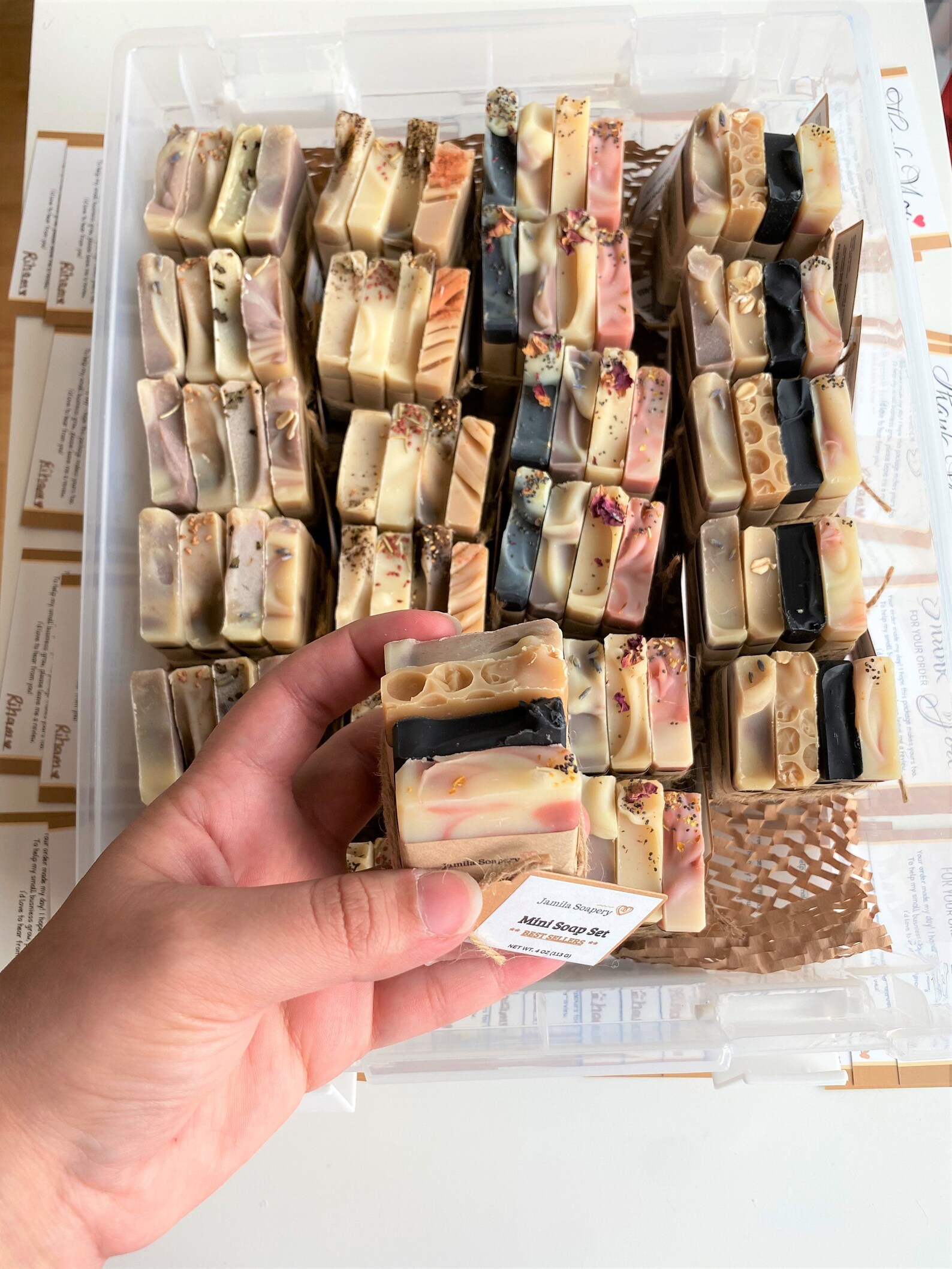 Mini Soap Set 4 Soap Bar Samples All Natural Handmade Soap - Etsy