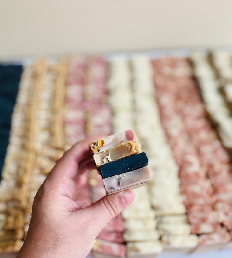 Mini Soap Set 4 Soap Bar Samples All Natural Handmade Soap - Etsy