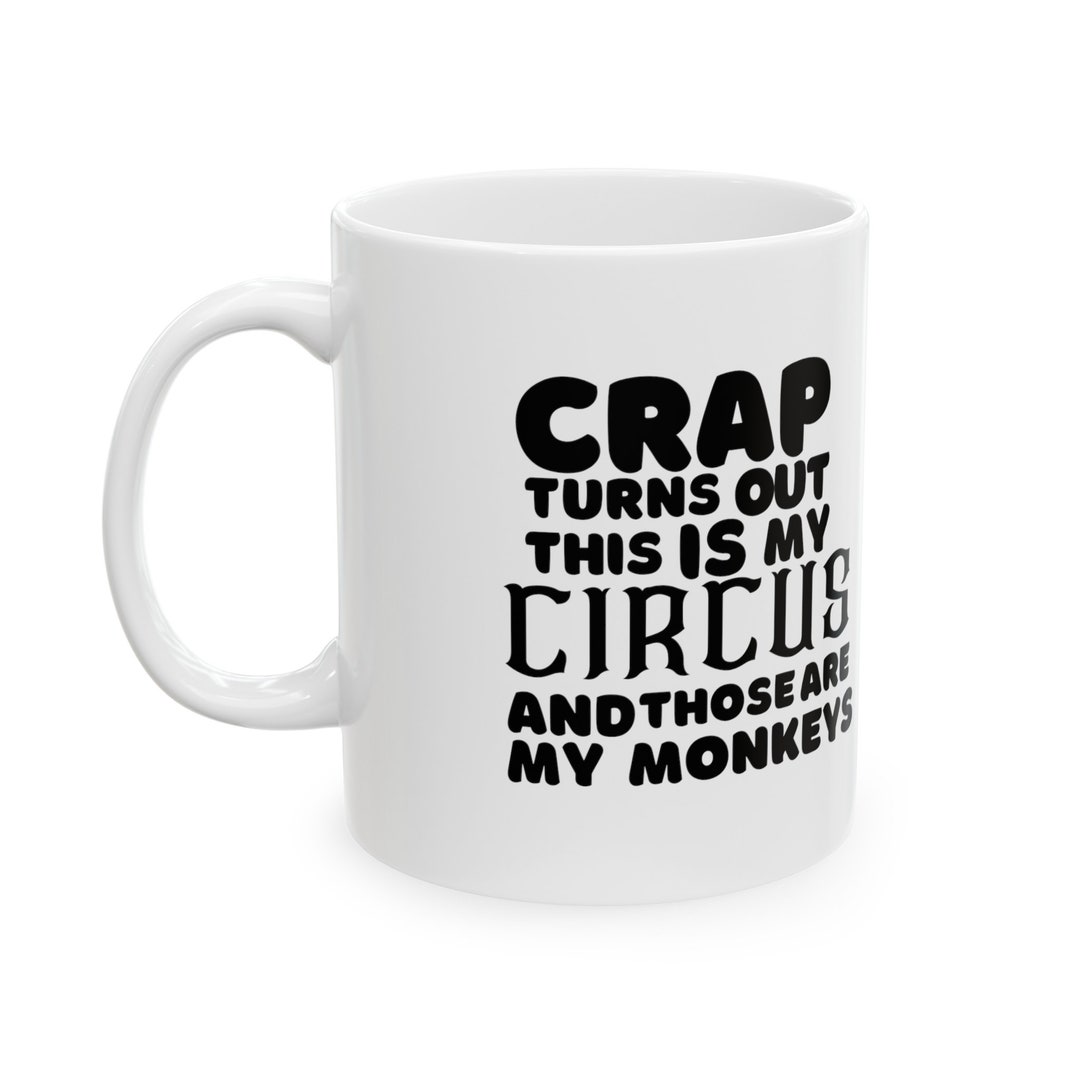 Funny Circus Monkeys Coffee Mug, Novelty Gift (11oz) - Etsy