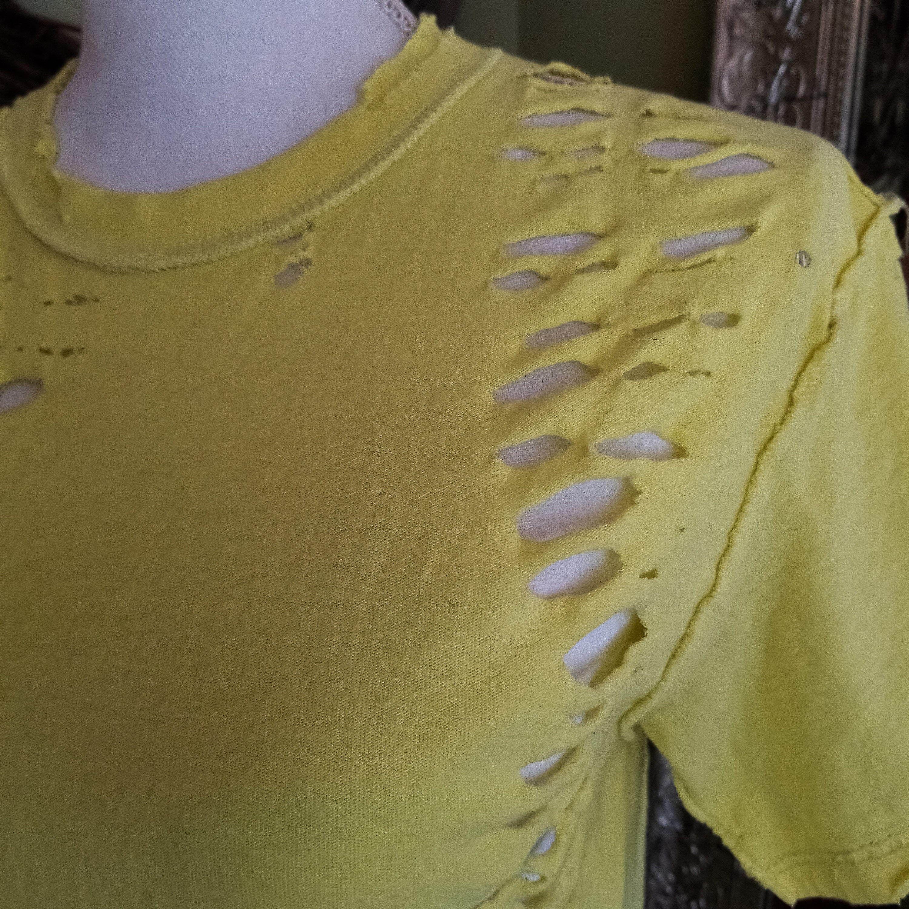 Distressed Shirt Ripped Shirt Torn Shirts Women's Clothing Destroyed ...