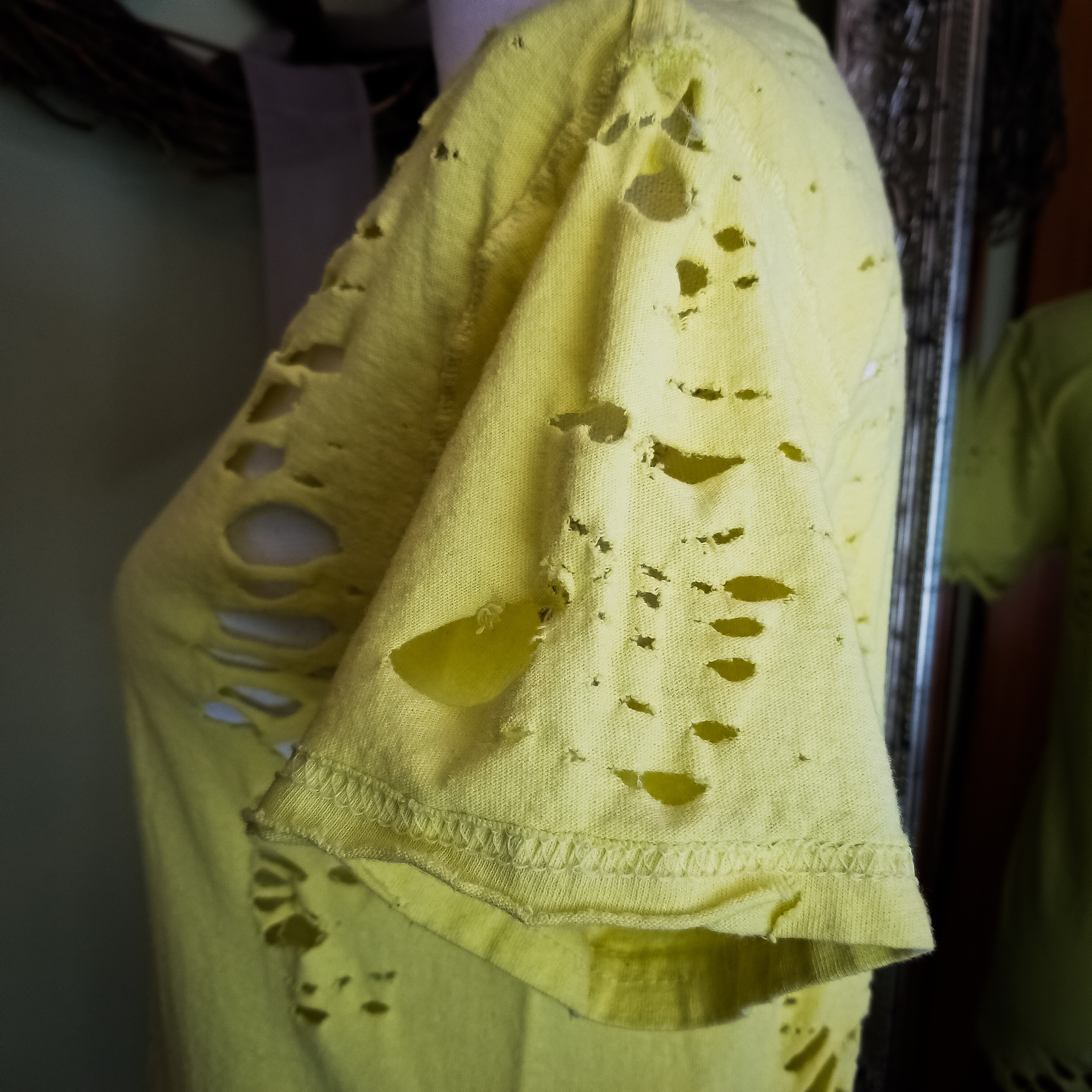 Distressed Shirt Ripped Shirt Torn Shirts Women's Clothing Destroyed ...