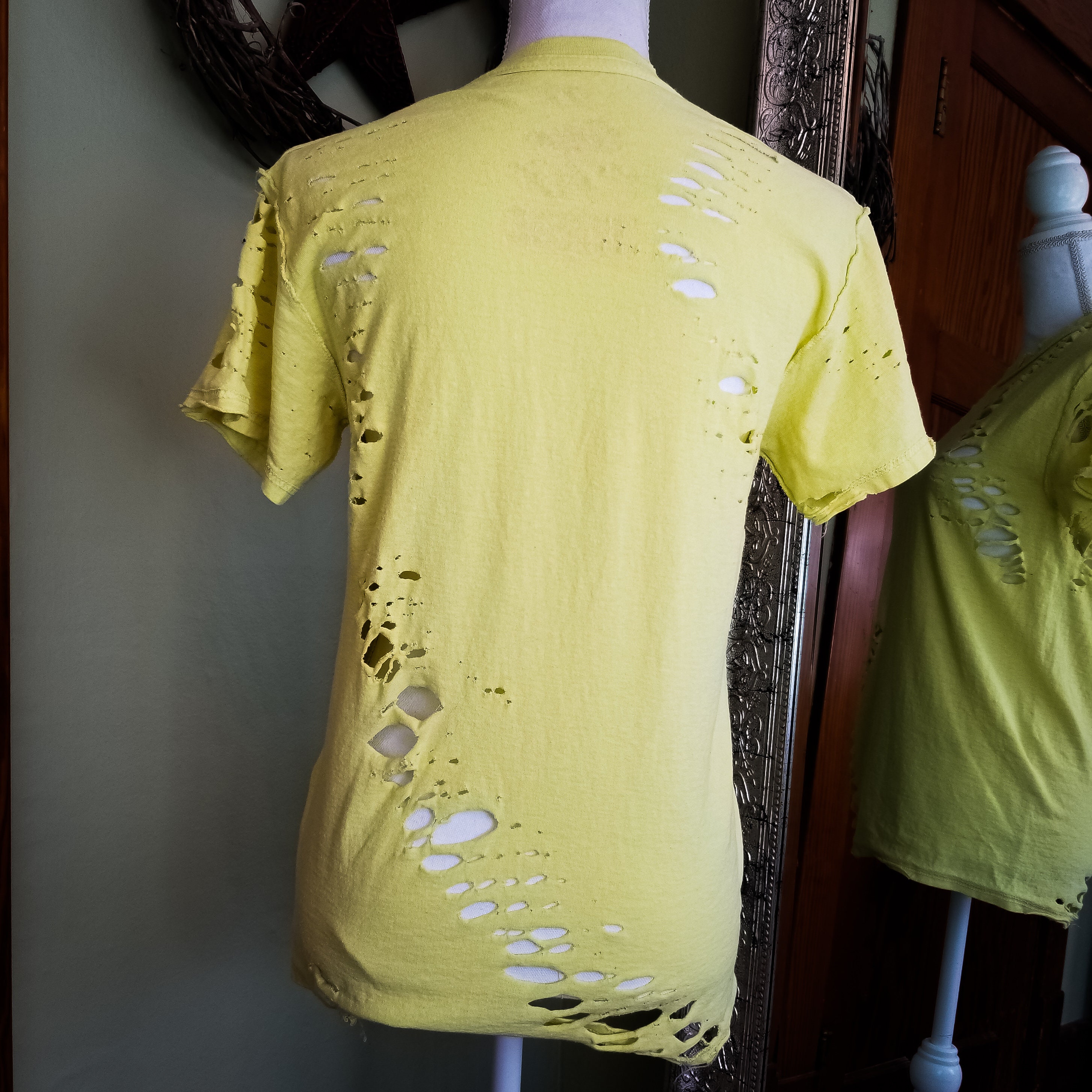 Distressed Shirt Ripped Shirt Torn Shirts Women's Clothing Destroyed ...