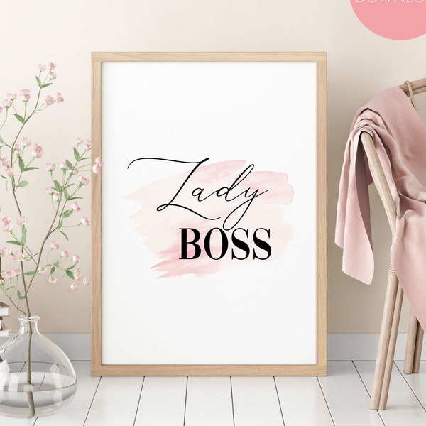 Boss Lady Desk Sign - Etsy