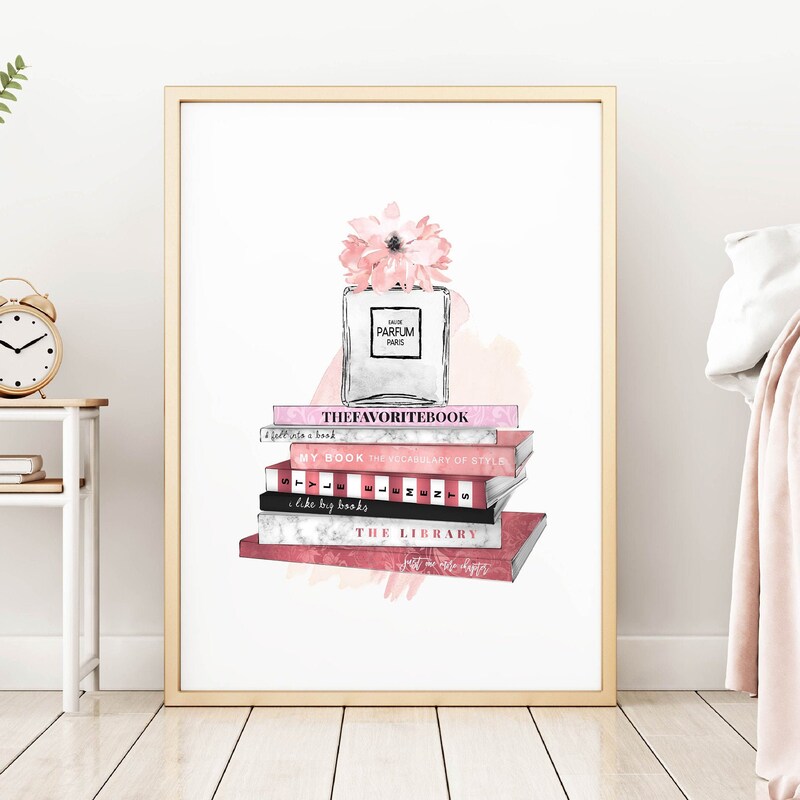 Fashion Books Stack - Etsy