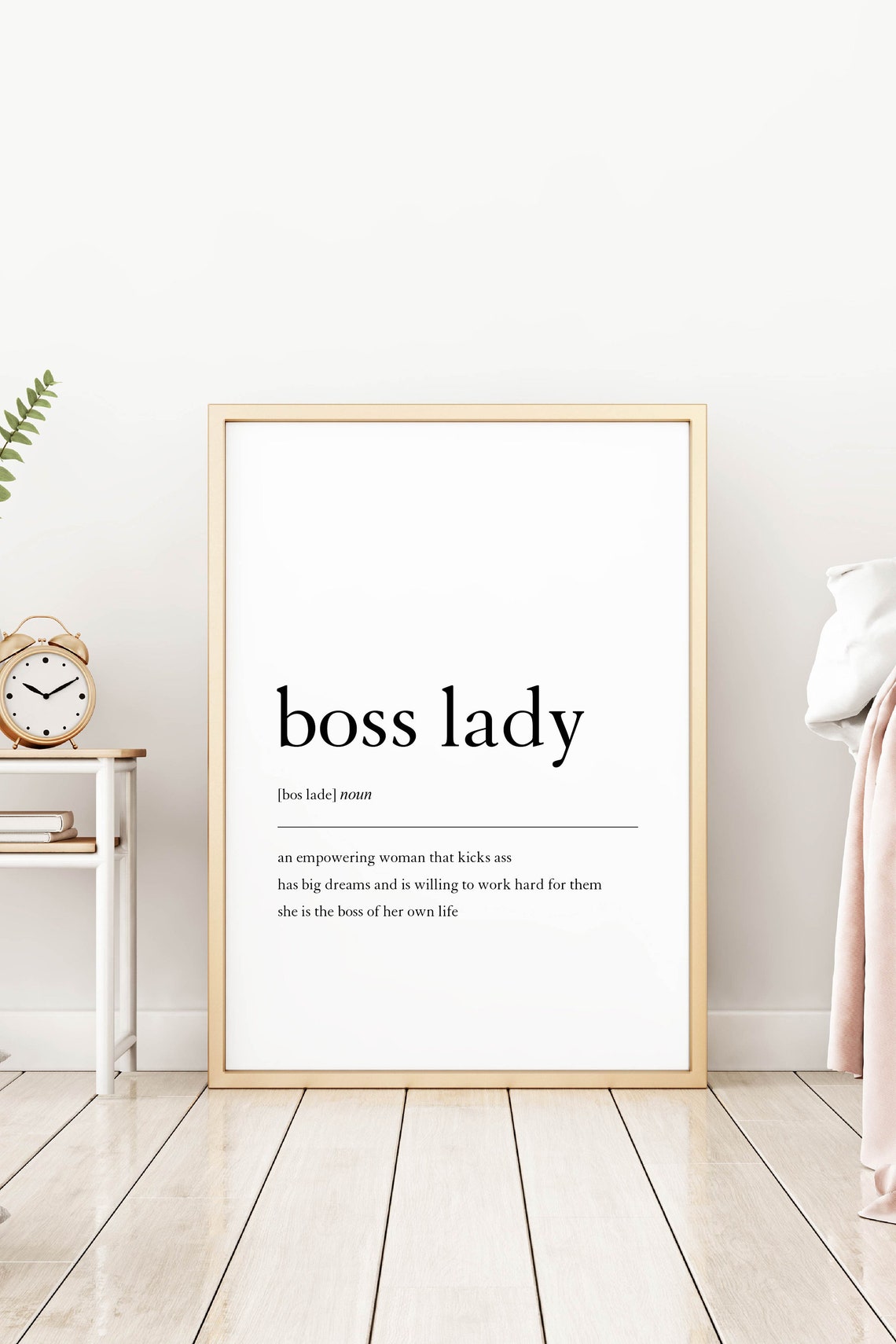 Boss Lady Definition Printable Wall Art Perfume Bottle Print - Etsy