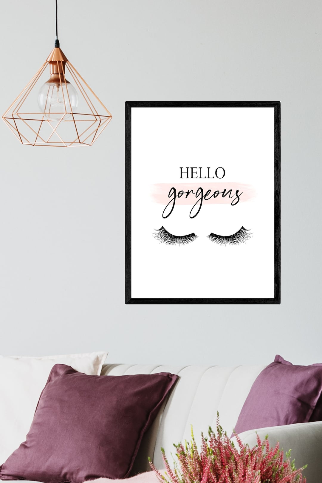 Girl Boss Printable Wall Art, Eyelashes Printable, Boss Babe Wall Art ...