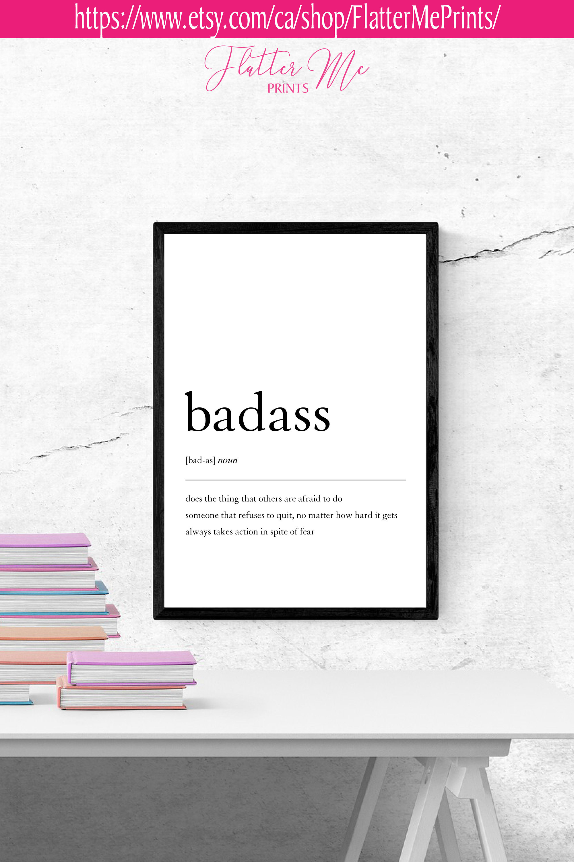 Boss Babe Wall Decor Badass Print Boss Babe Digital Print - Etsy Canada