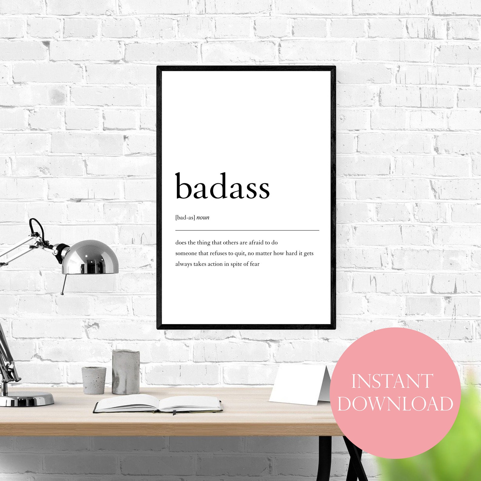 Boss Babe Wall Decor Badass Print Boss Babe Digital Print - Etsy Canada
