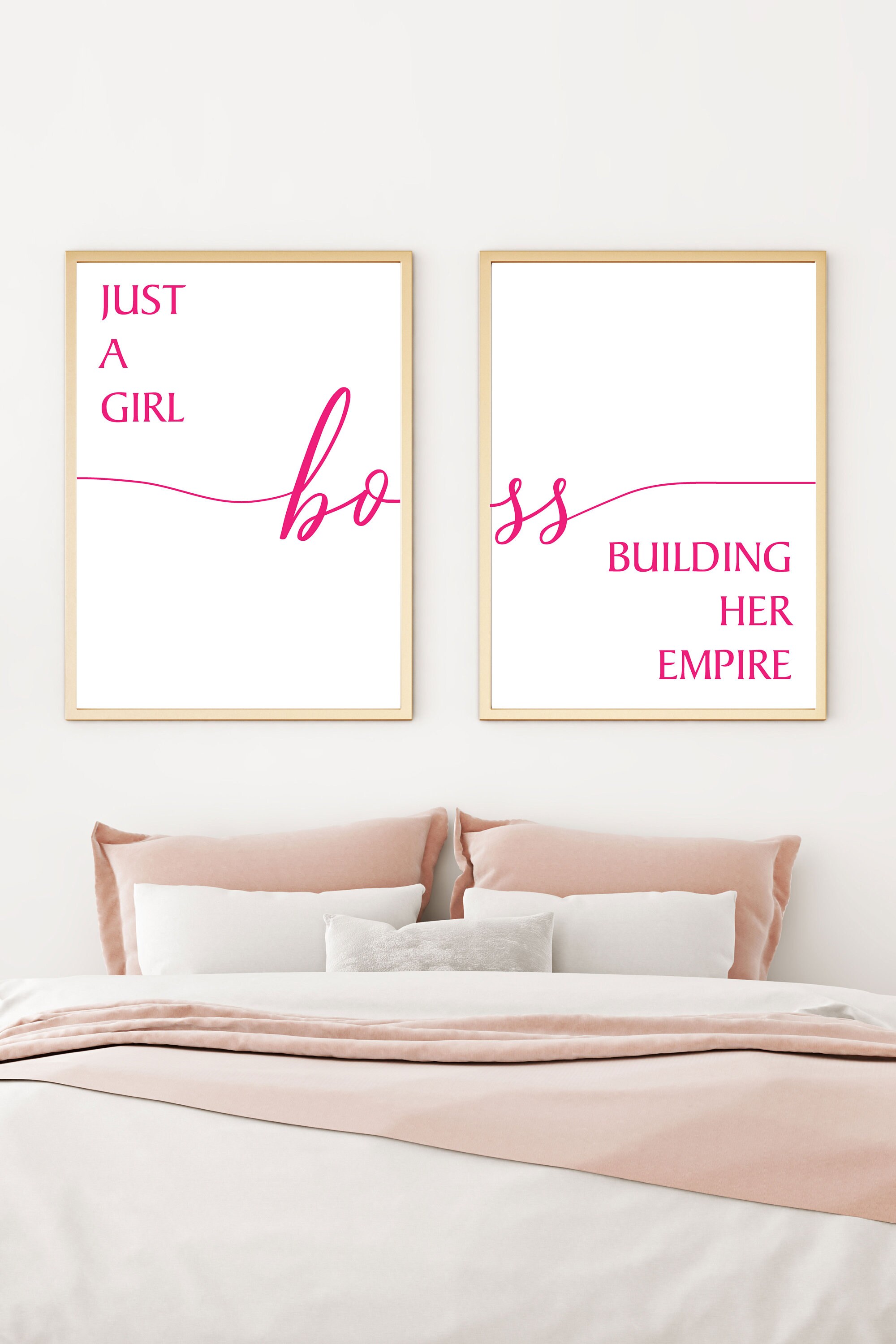Girl Boss Printable Wall Art Boss Babe Print Boss Babe Wall | Etsy