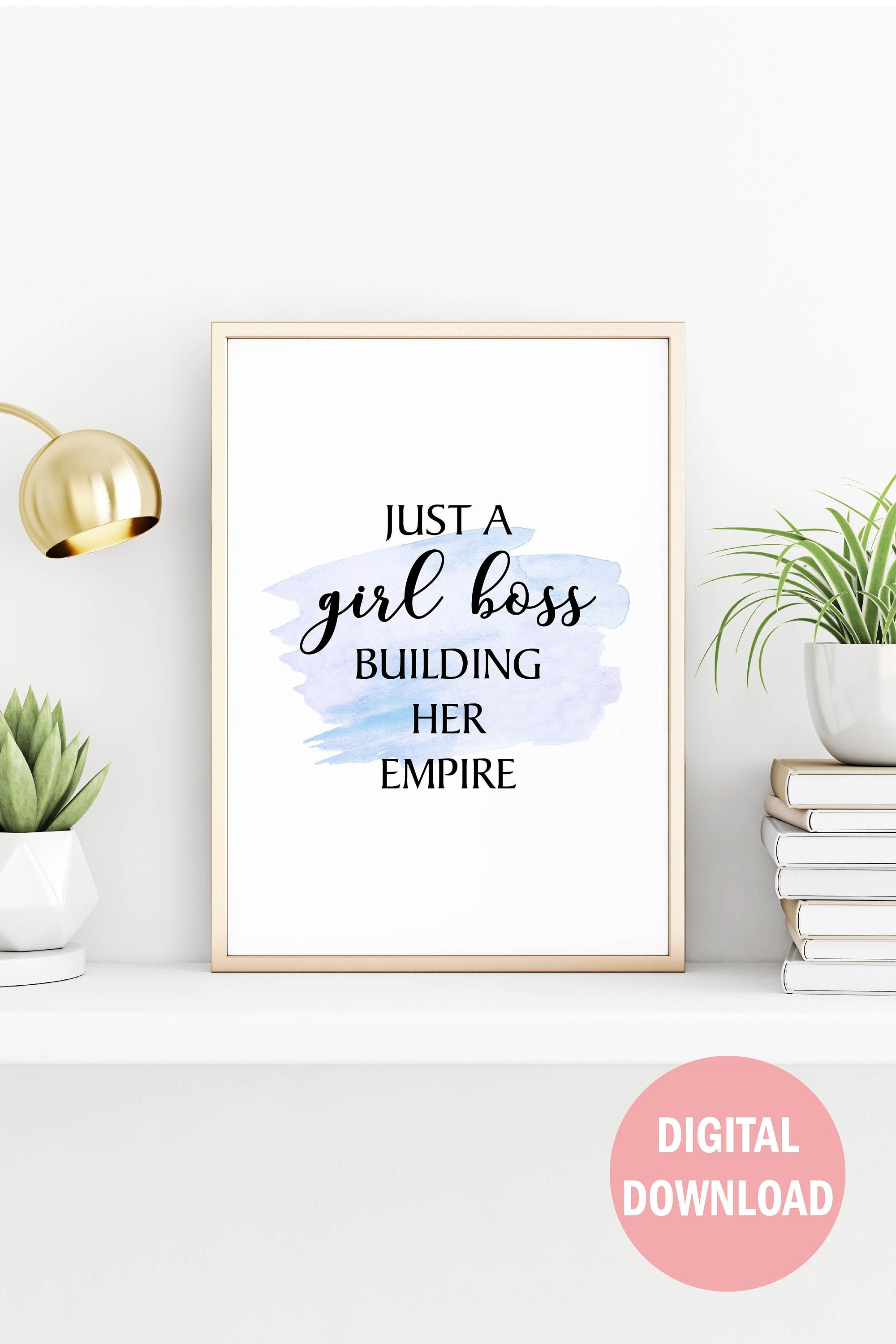 Boss Lady Printable Wall Art as the Perfect Office Wall Decor and Girl ...