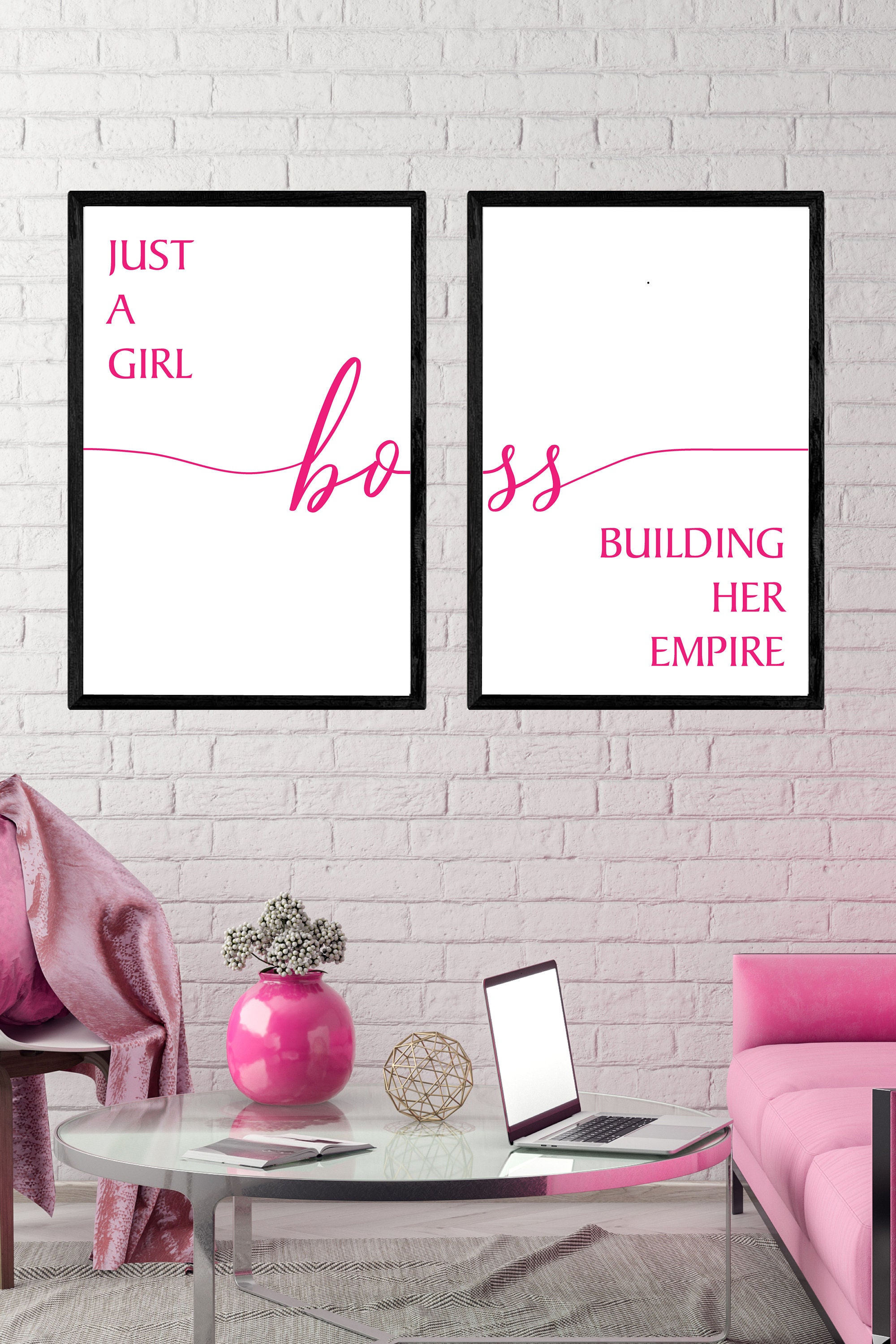 Girl Boss Printable Wall Art Boss Babe Print Boss Babe Wall | Etsy
