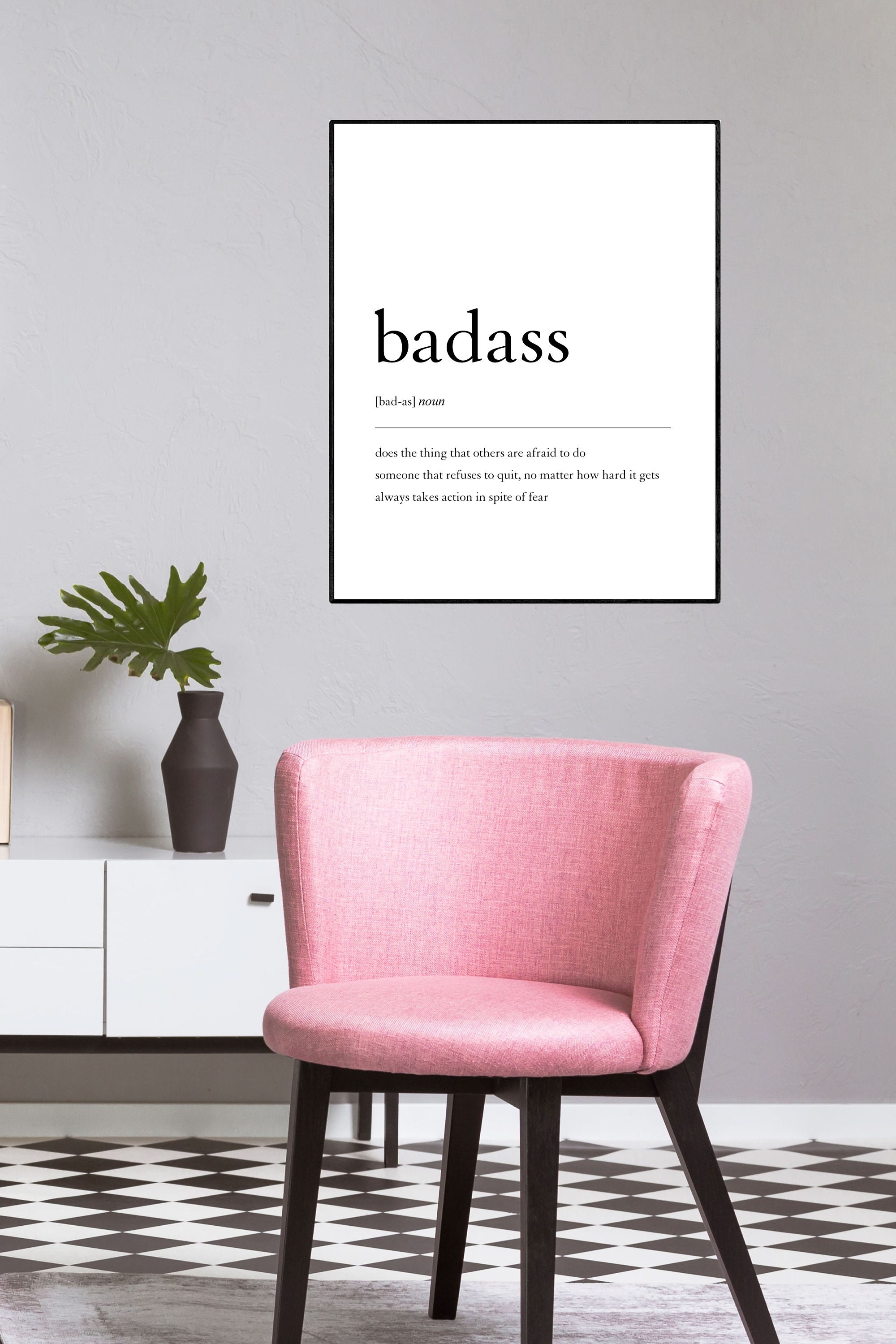 Boss Babe Wall Decor Badass Print Boss Babe Digital Print - Etsy Canada