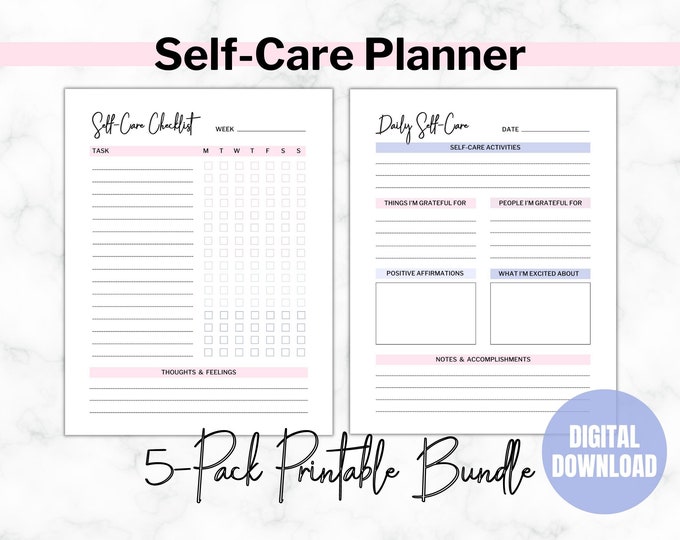 Daily Planner Printable, Daily Digital Planner, Weekly Schedule, Hourly ...