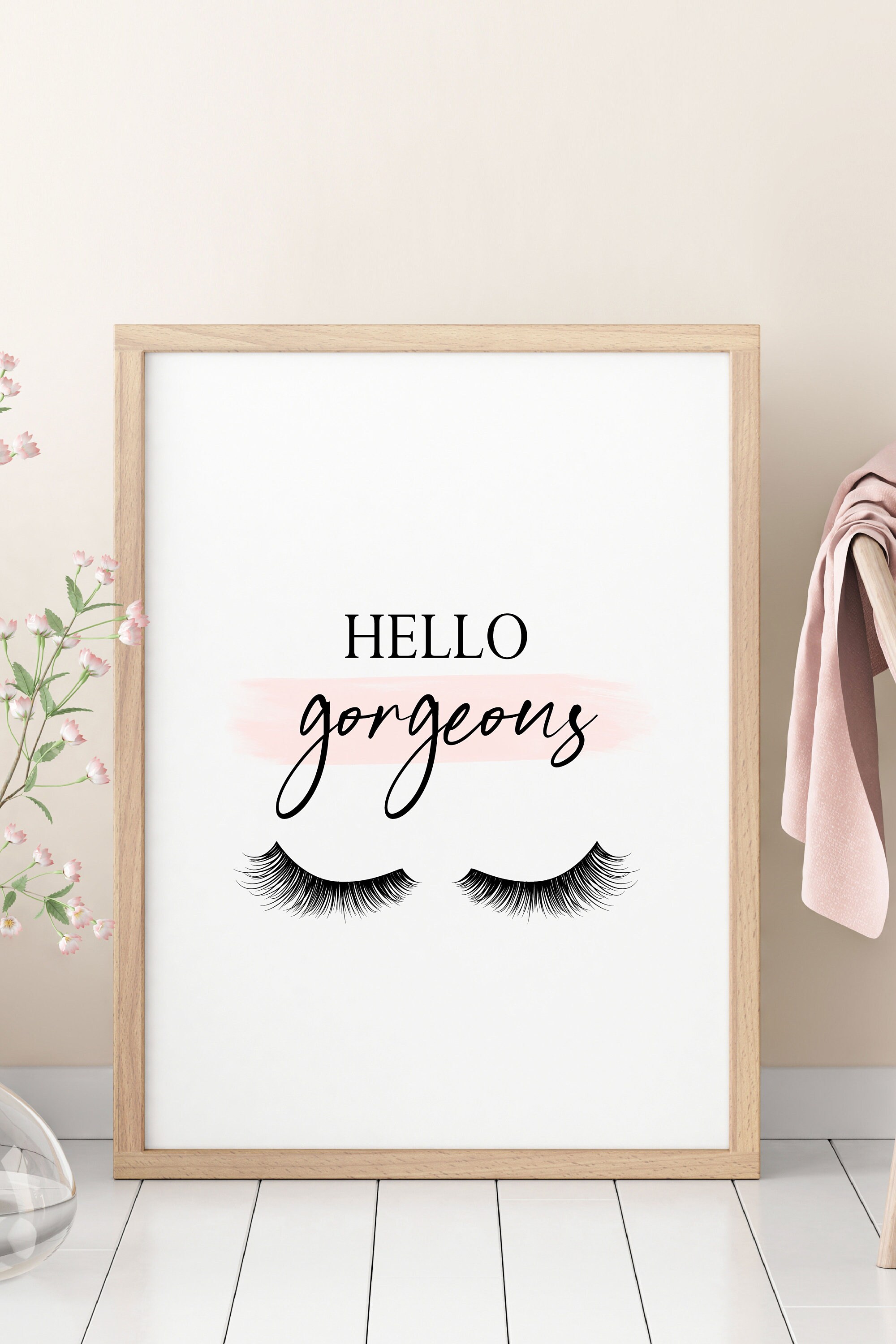 Girl Boss Printable Wall Art, Eyelashes Printable, Boss Babe Wall Art ...