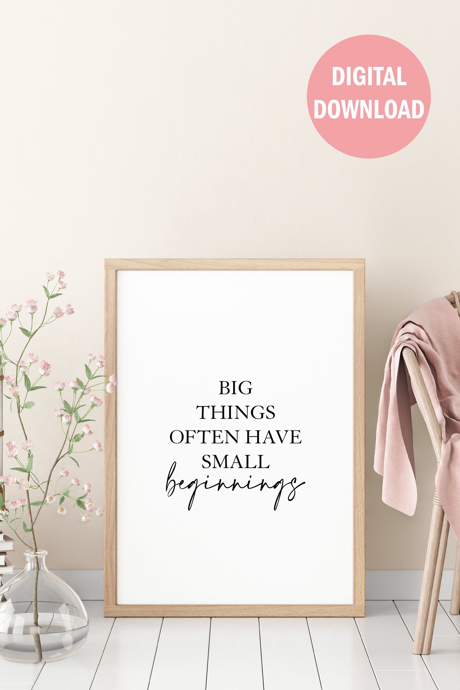 Quote Printable Wall Art Inspirational Poster Entrepreneur | Etsy Canada